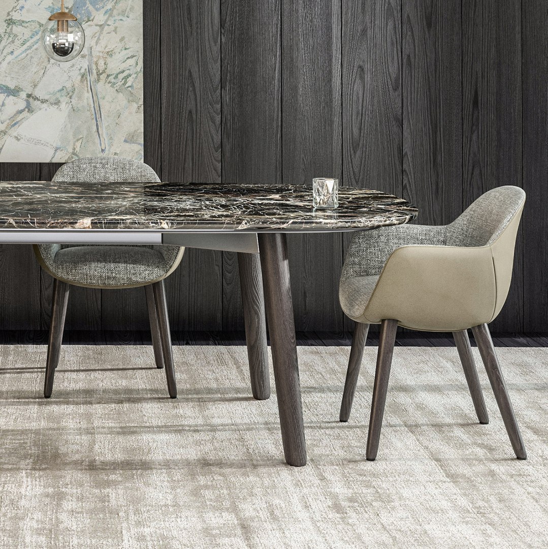 3D Poliform Mad Dining Set - TurboSquid 1224225