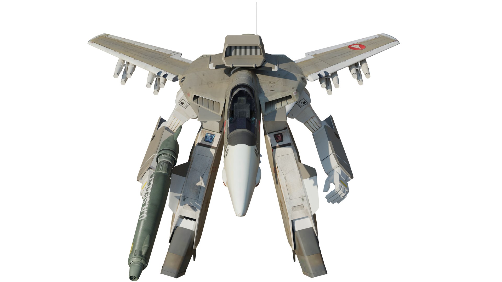 VF-1A Valkyrie 3D Model - TurboSquid 2431611