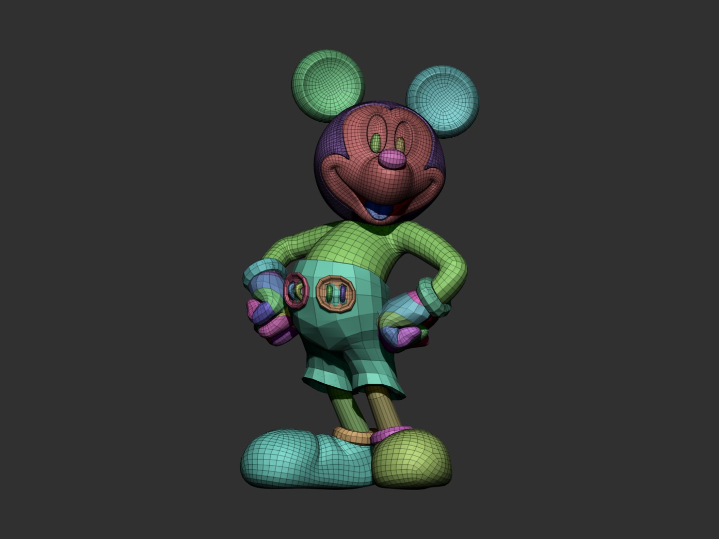 Mickey Mouse 3D Model - TurboSquid 1305657