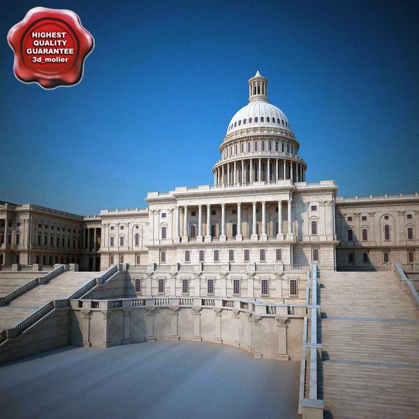 United States Capitol Building 3D Models for Download | TurboSquid