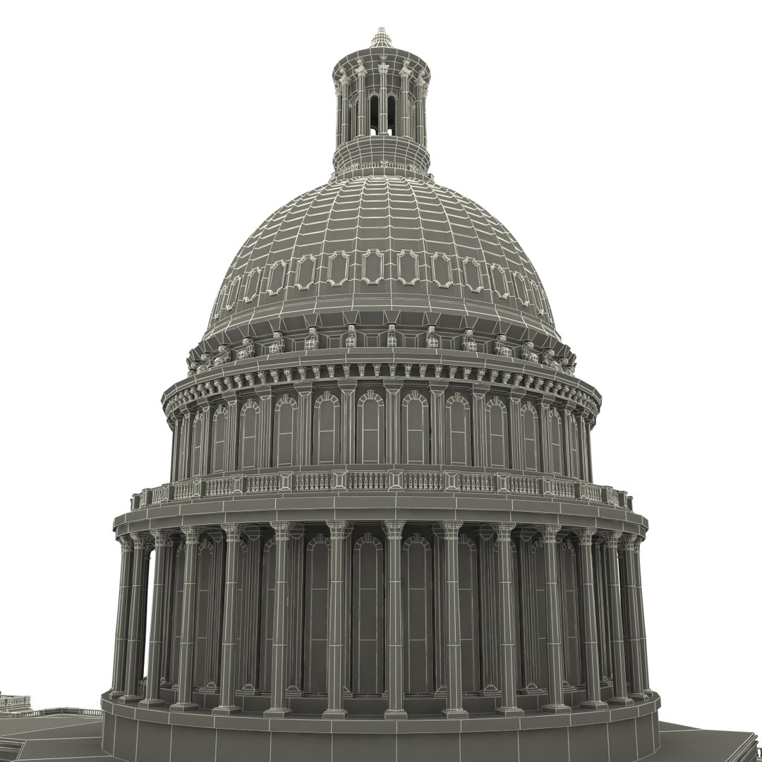 united states capitol 3d model