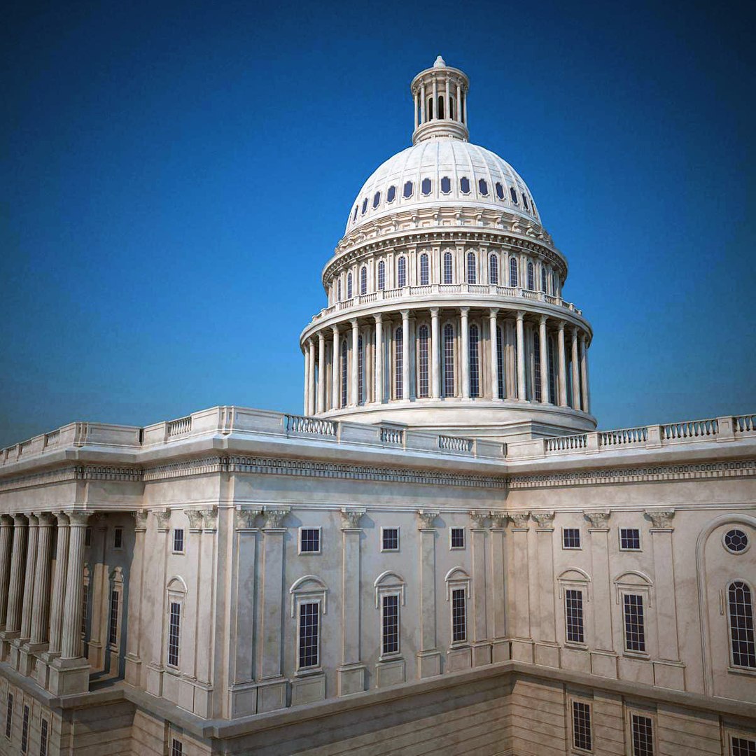United States Capitol 3d Model