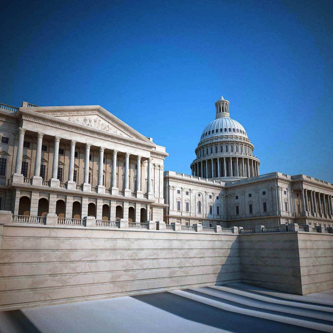 United States Capitol 3d Model