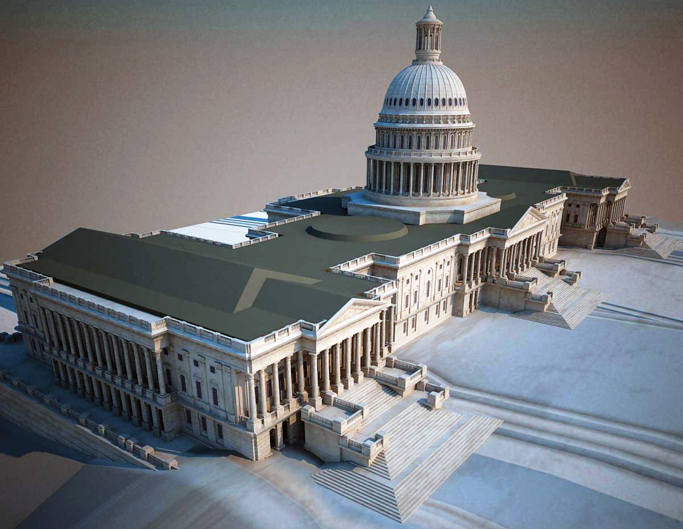 United States Capitol 3d Model
