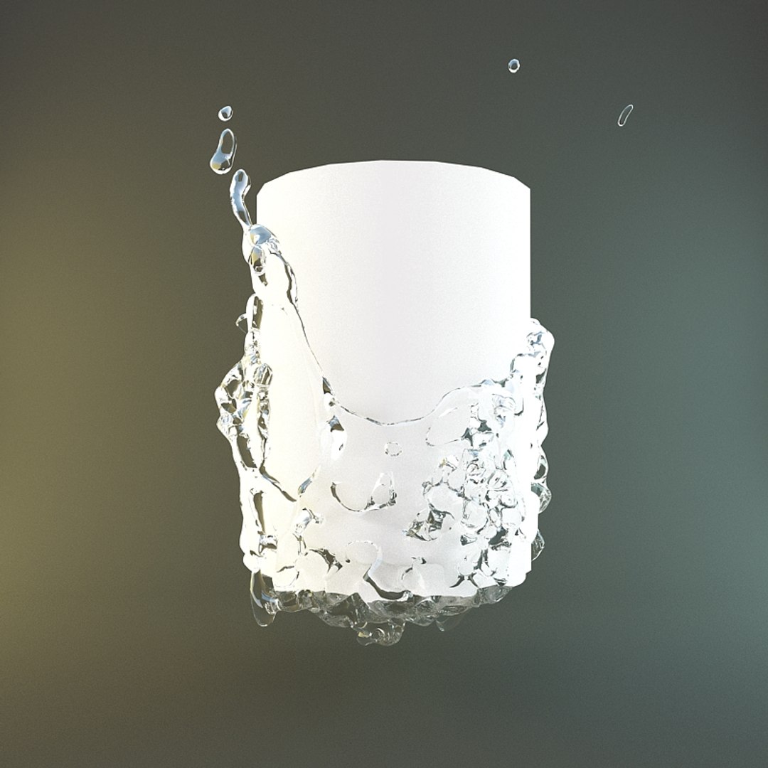 paint water 3d model