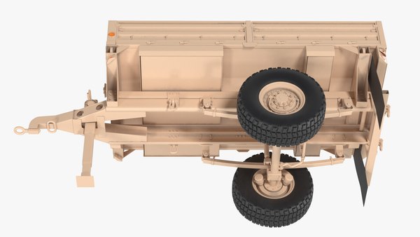 Military Cargo Trailer M1082 Sand 3D model - TurboSquid 1765305