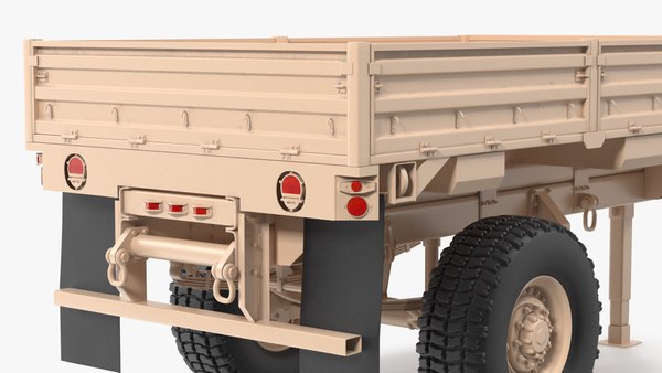 Military Cargo Trailer M1082 Sand 3D model - TurboSquid 1765305