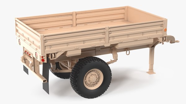 Military Cargo Trailer M1082 Sand 3D model - TurboSquid 1765305