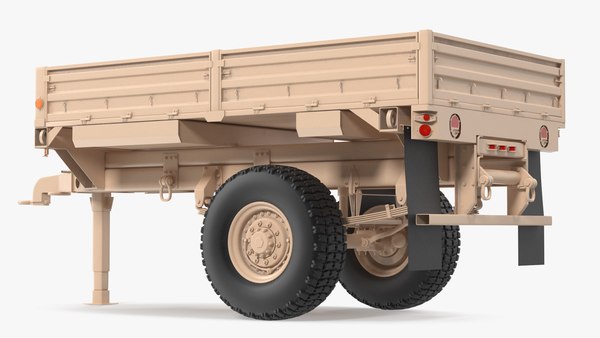 Military Cargo Trailer M1082 Sand 3D model - TurboSquid 1765305