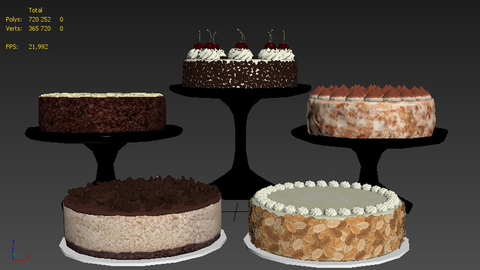3D Cake collection - TurboSquid 1901129