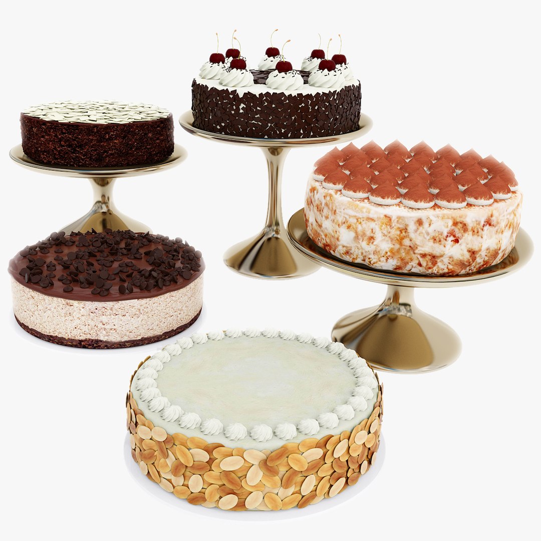 3D Cake collection - TurboSquid 1901129