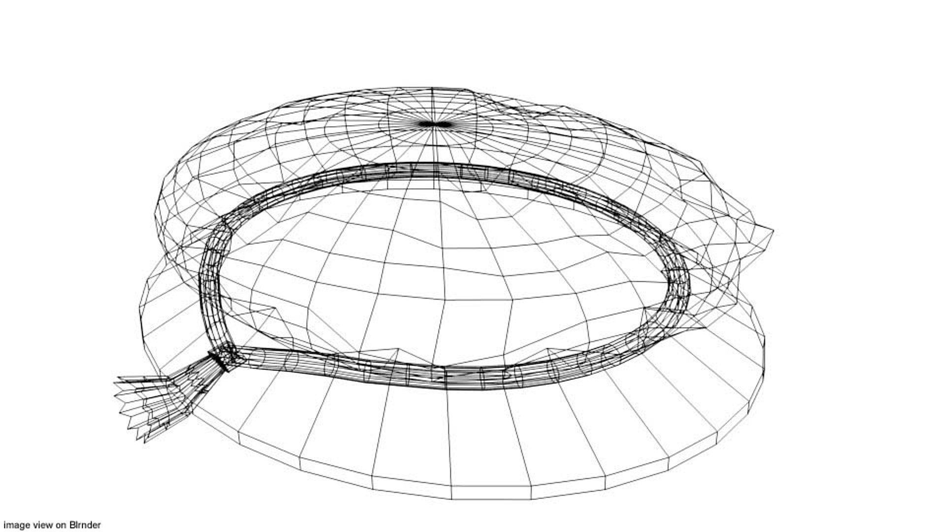 3D Bonnet Hat Tudor Model - TurboSquid 1246215