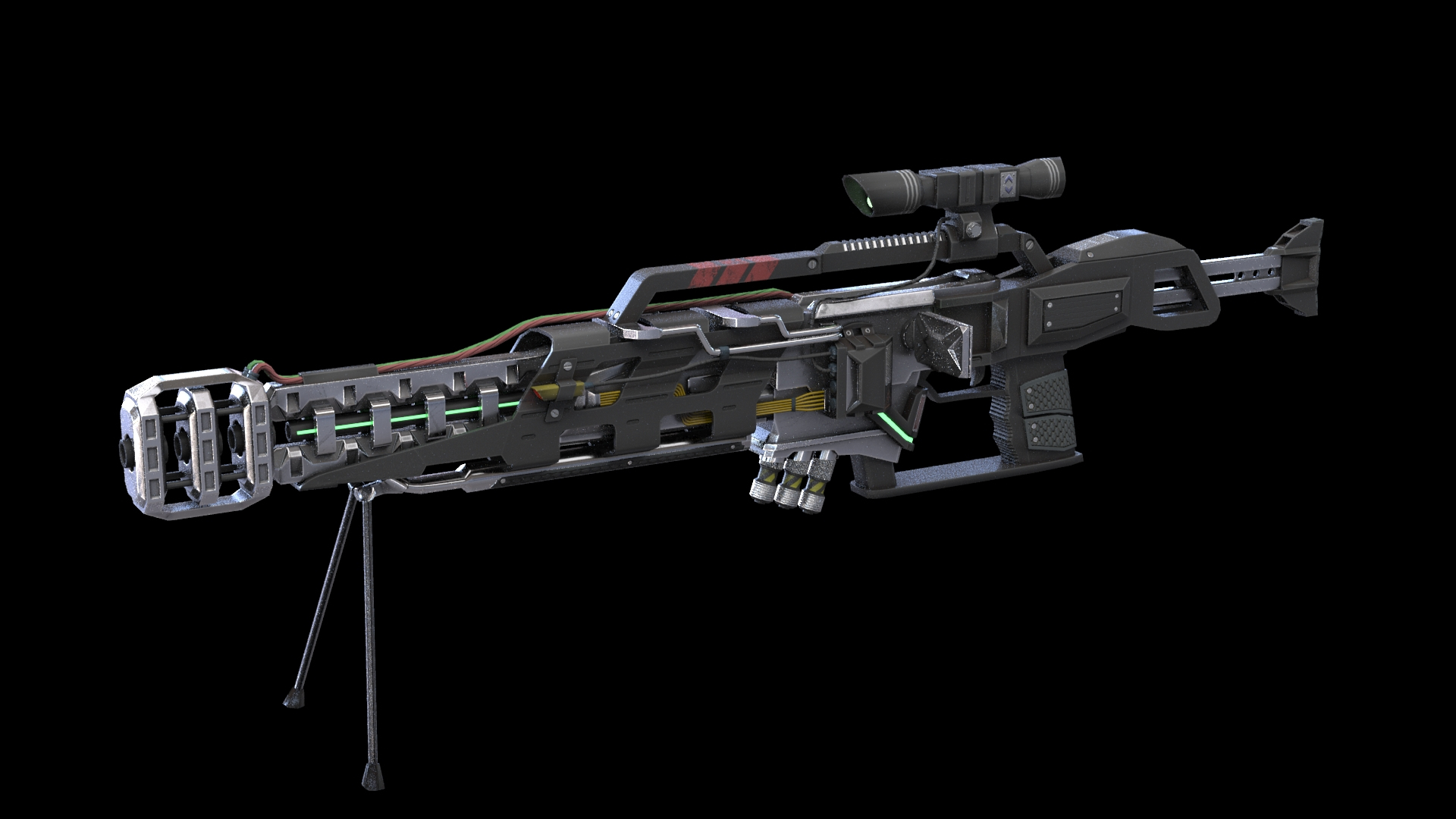 Free Rifle Sniper Model - TurboSquid 1675507