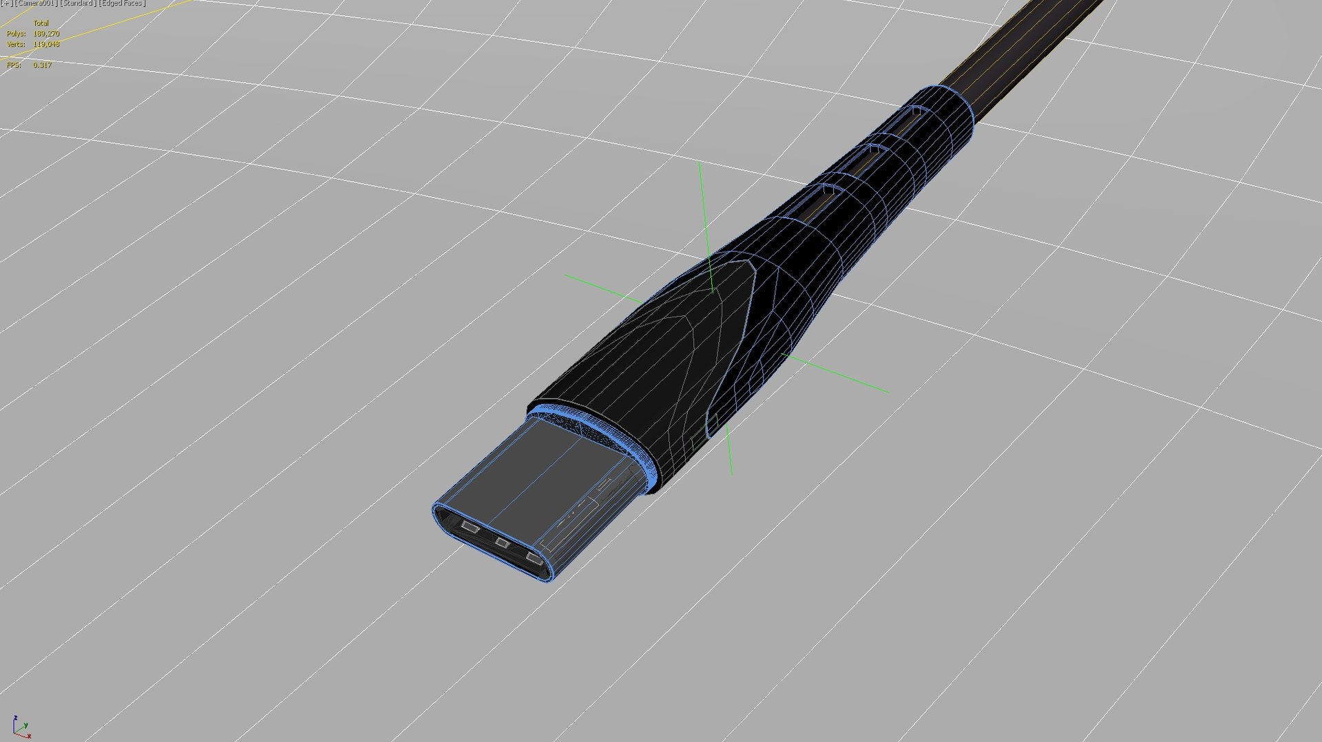 Usb Type-c Cable 3D - TurboSquid 1704367
