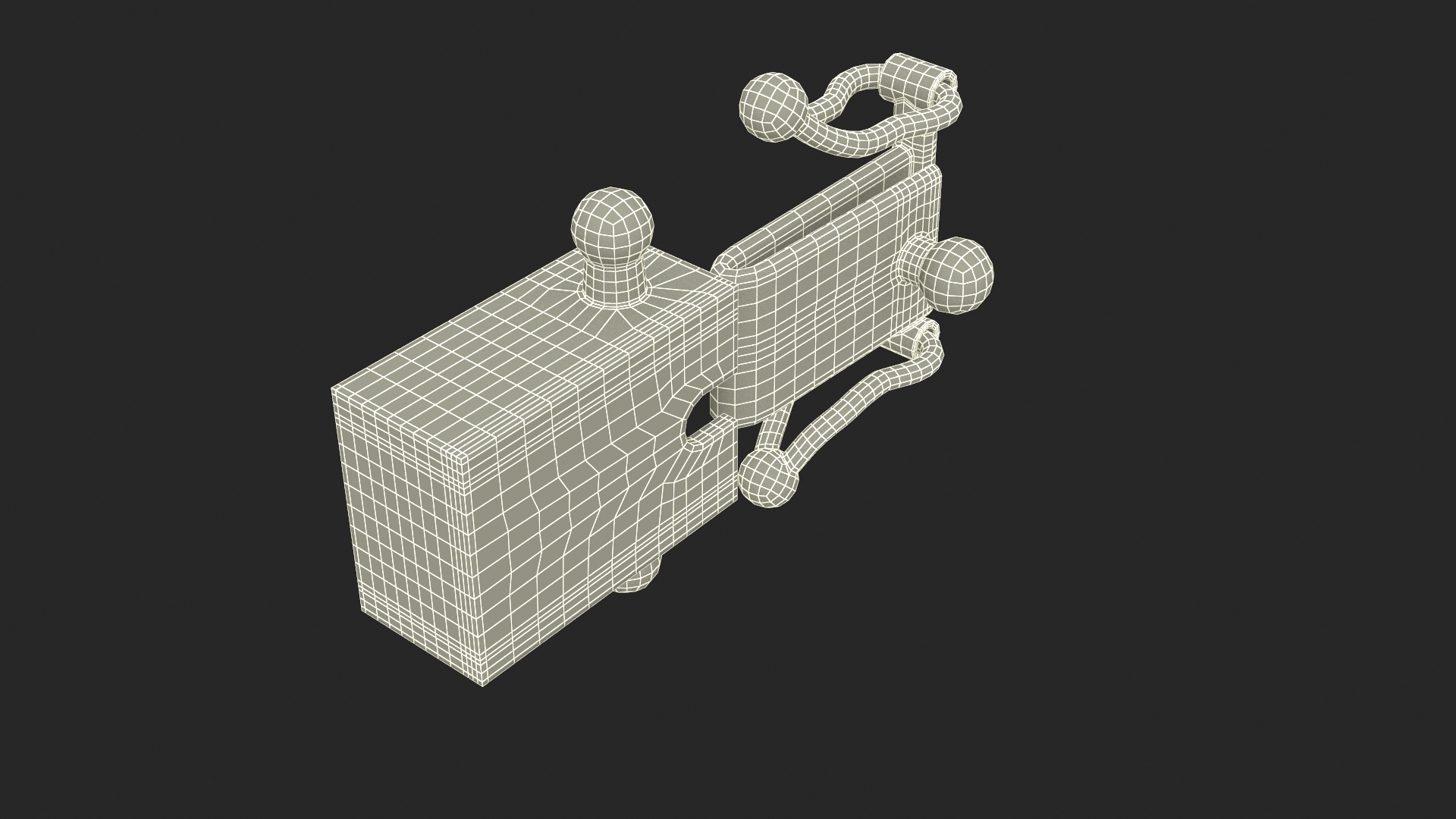 Silver Open Box Clasp 3D - TurboSquid 2123543