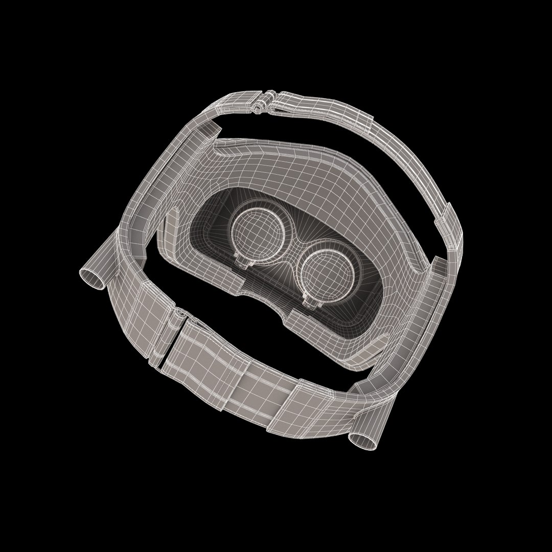 Headset Fove Vr 3d Model