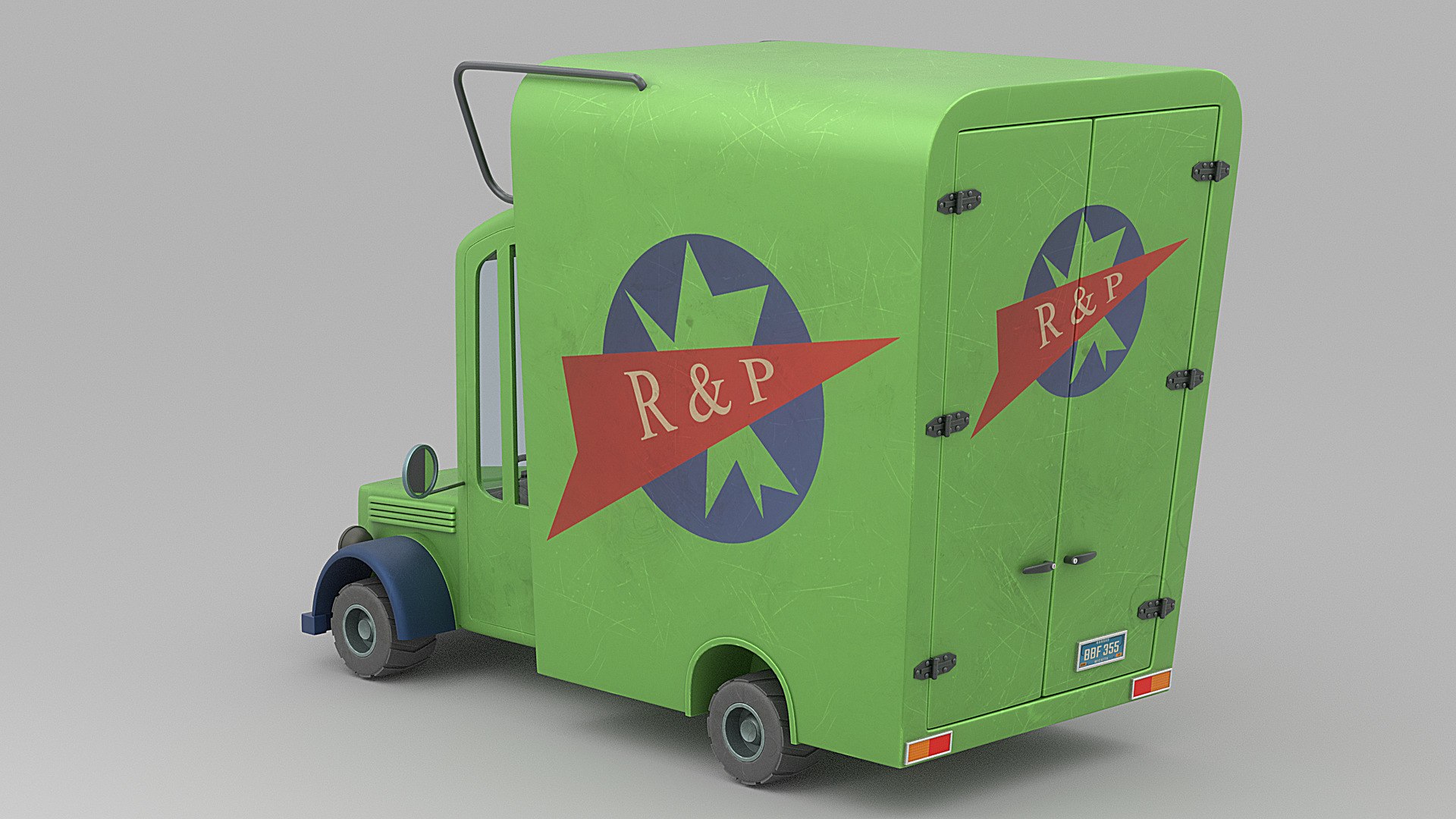 Cartoon Truck Model - TurboSquid 2027317