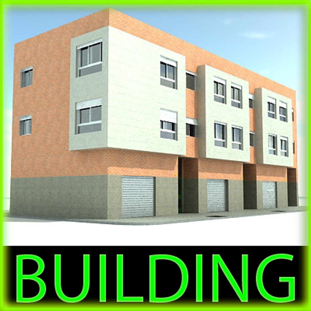 3d Model Building Windows Blinds