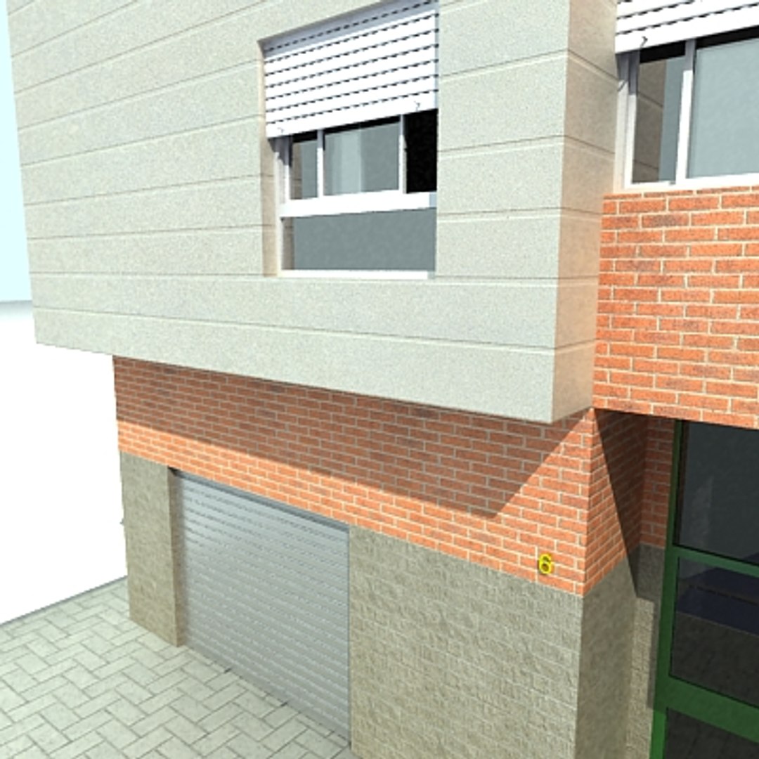 3d Model Building Windows Blinds