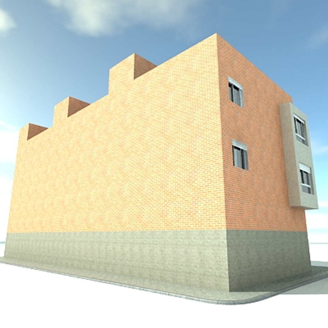 3d Model Building Windows Blinds