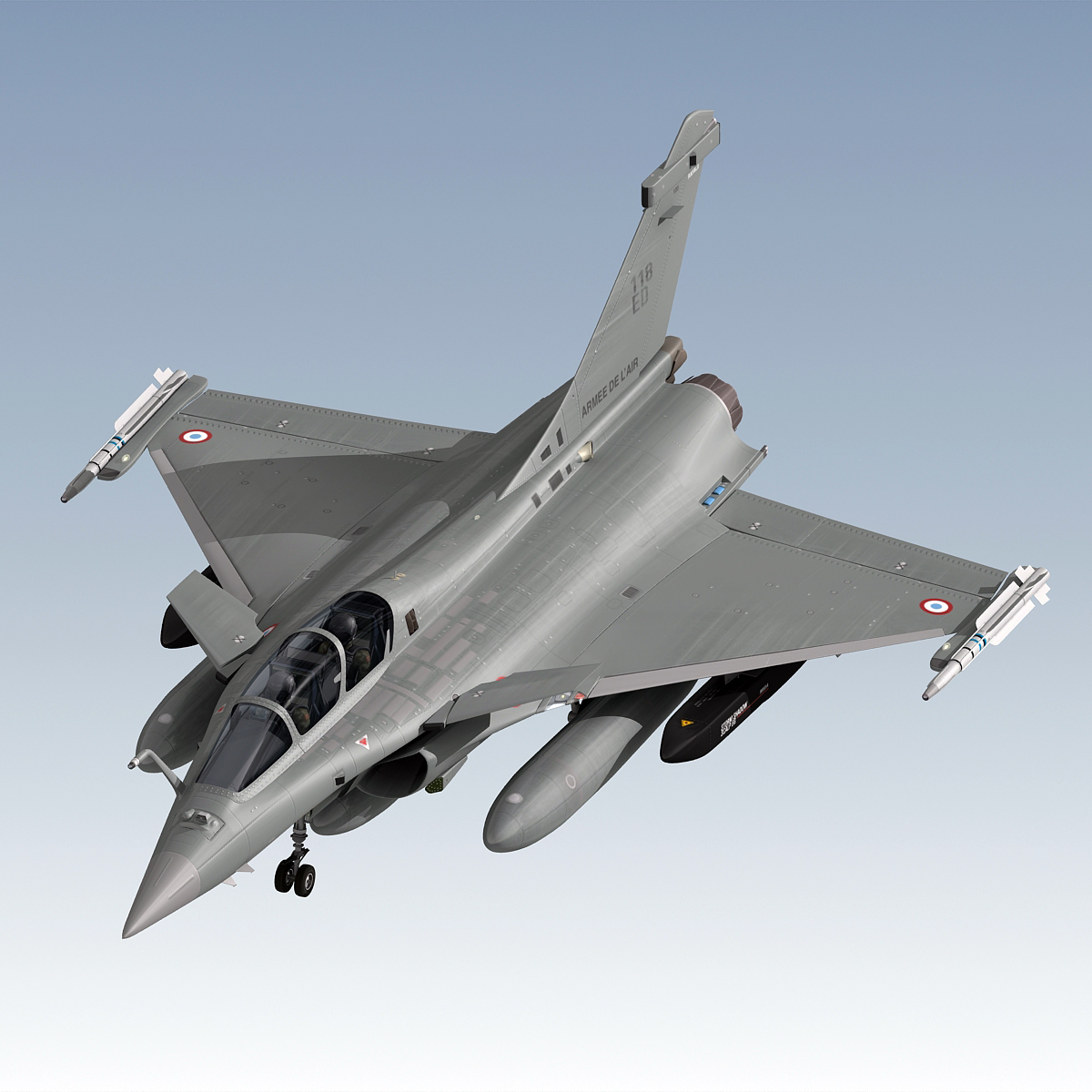 3dsmax dassault rafale fighter cockpit