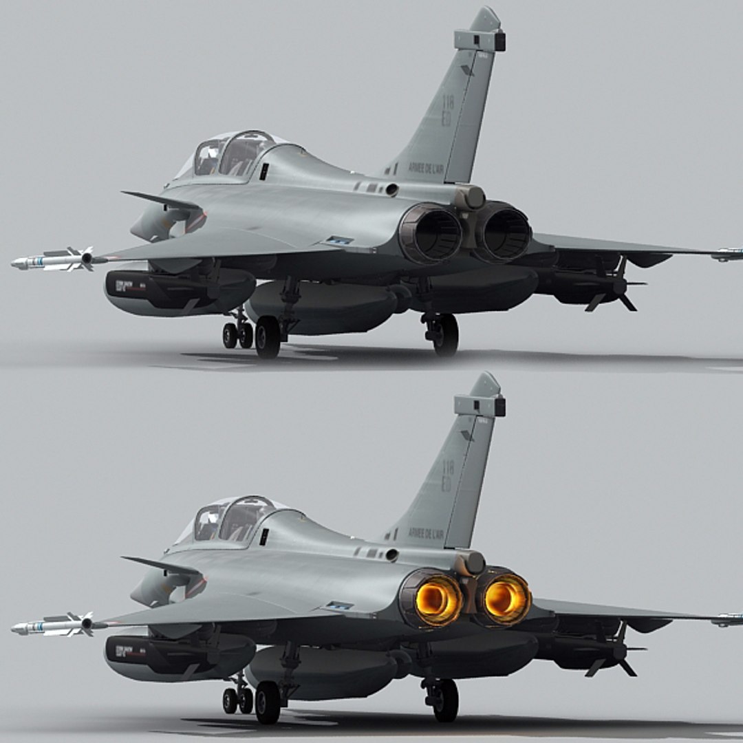 3dsmax dassault rafale fighter cockpit