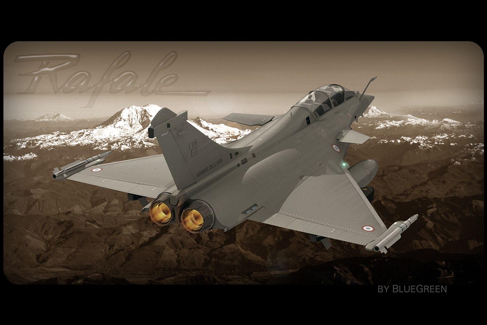 3dsmax dassault rafale fighter cockpit