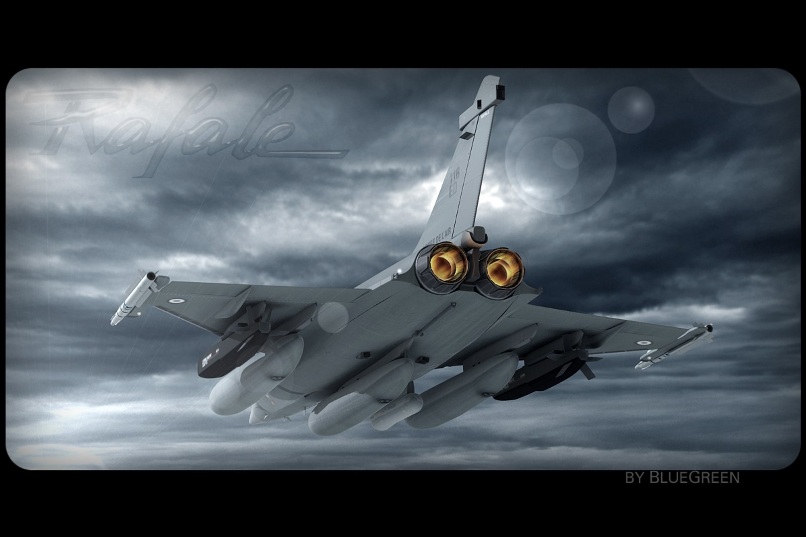 3dsmax dassault rafale fighter cockpit