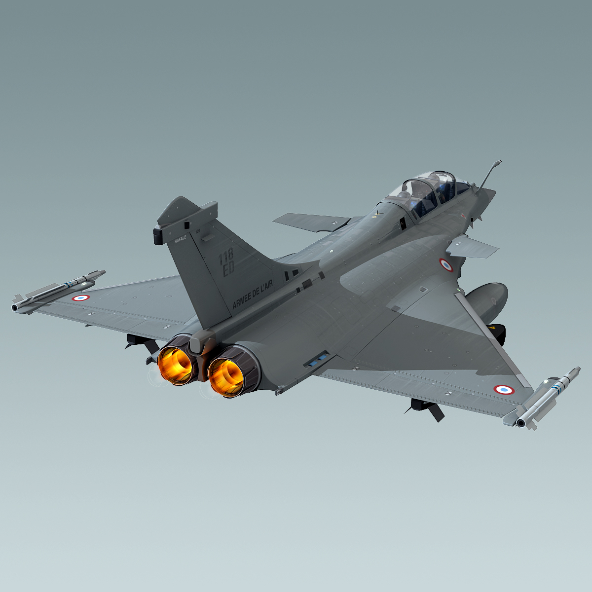 modelo 3d Rafale - TurboSquid 599675