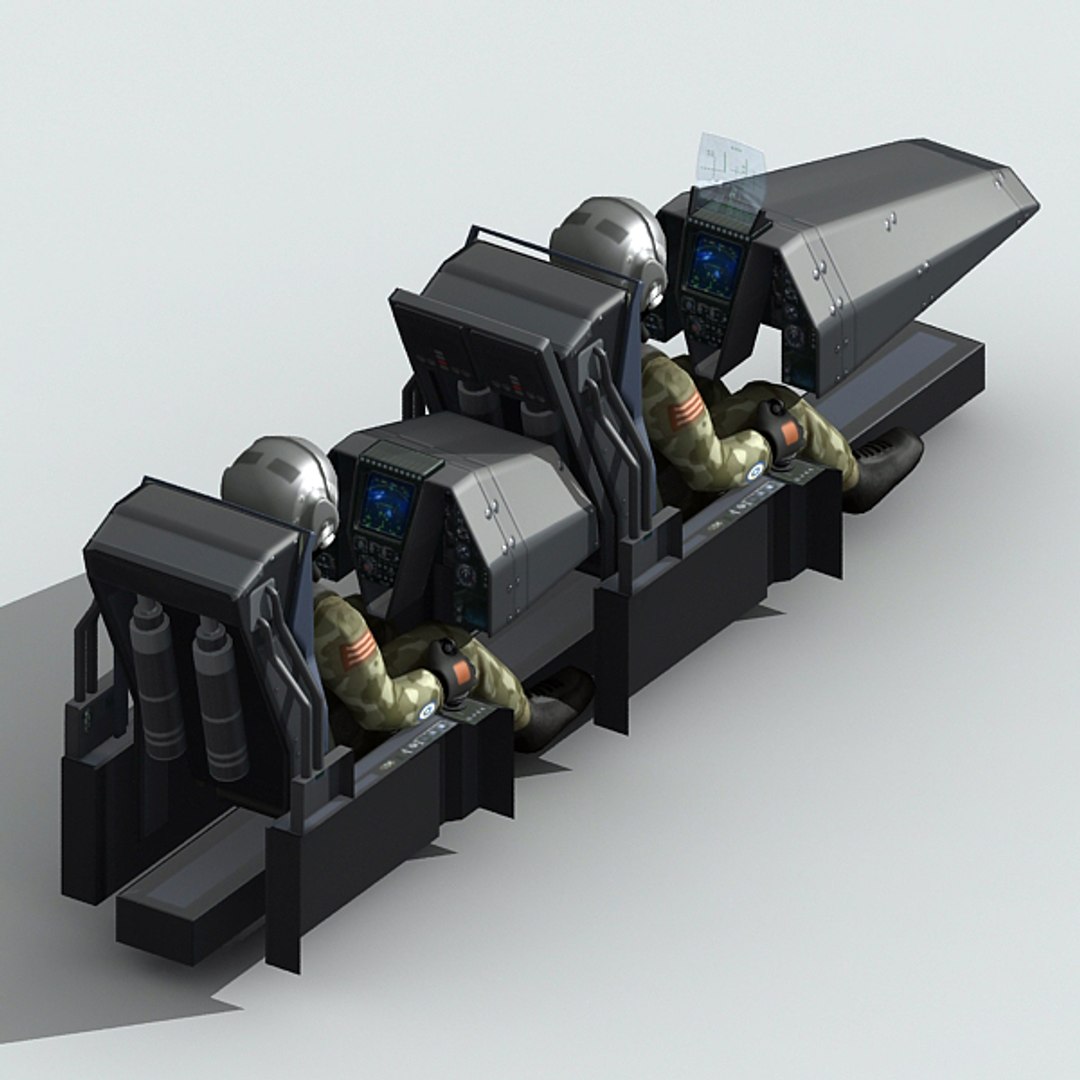 3dsmax dassault rafale fighter cockpit