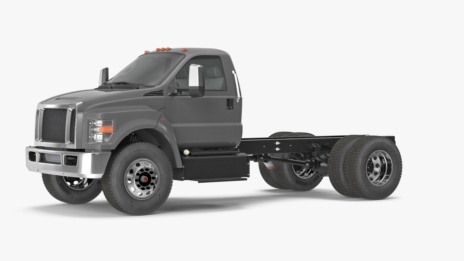 3D Crew Cab Chassis Truck Model - TurboSquid 1505883