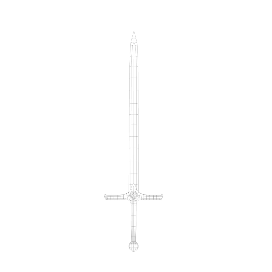 Jeweled Sword 3d C4d