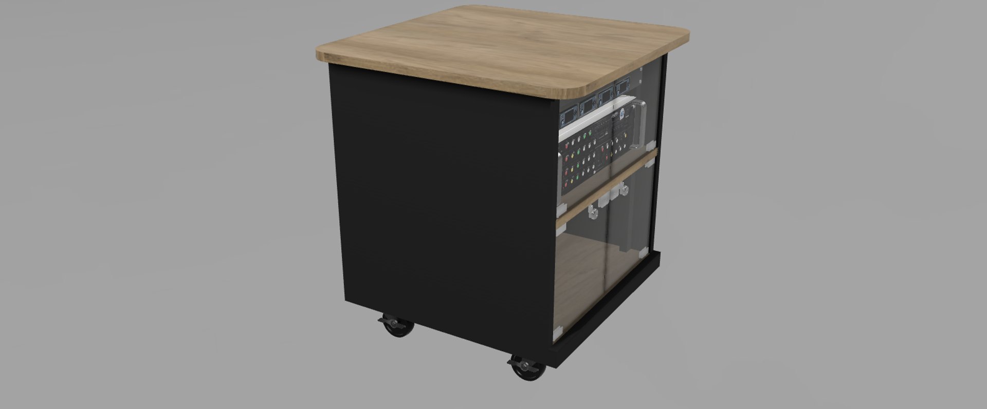 Mixer Cabinet Rack Model - TurboSquid 1469440