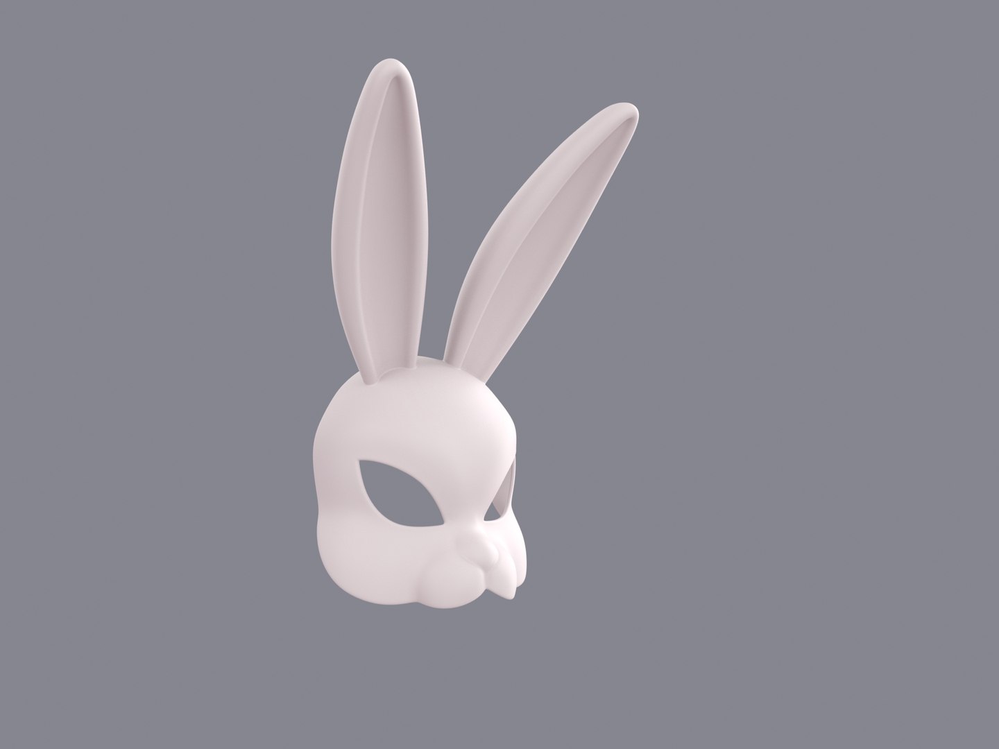 3D Rabbit Mask Model - TurboSquid 1747882