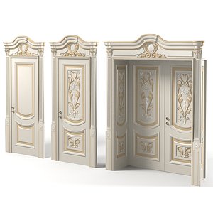 3D luxury art deco door - TurboSquid 1644942