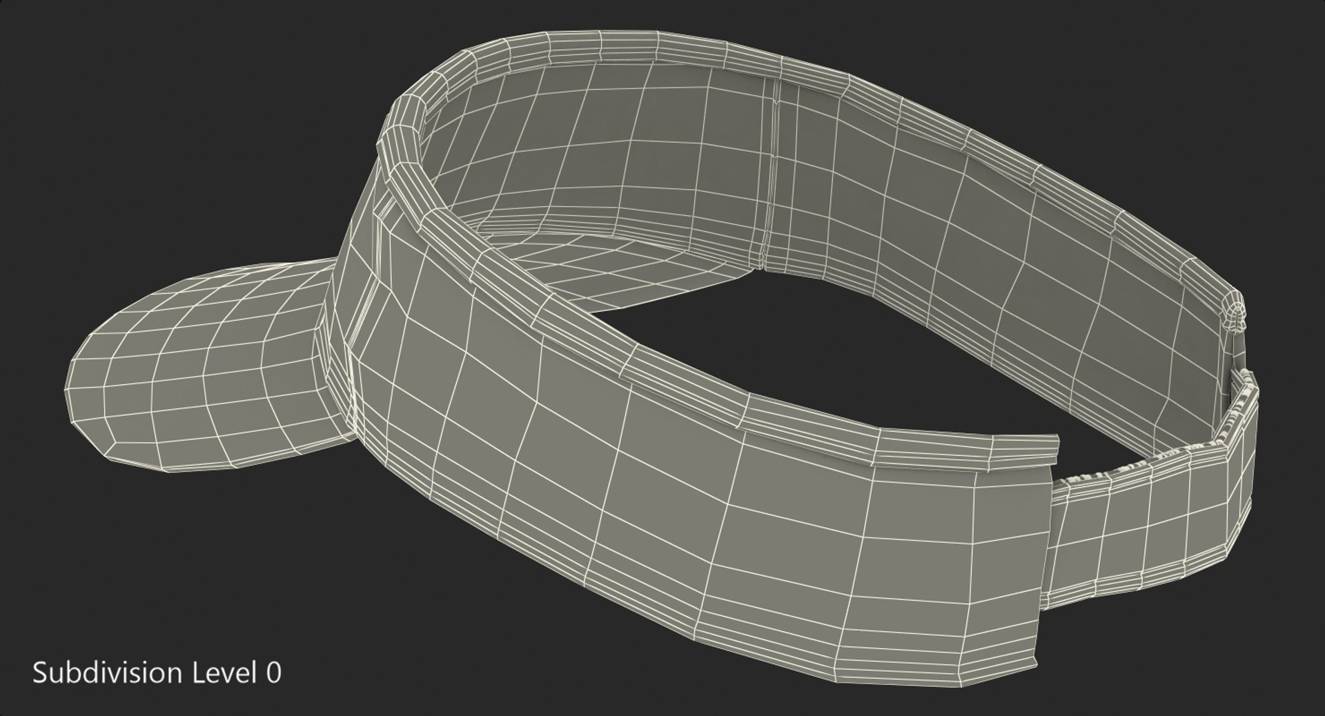 3D model sun visor cap fur - TurboSquid 1395365