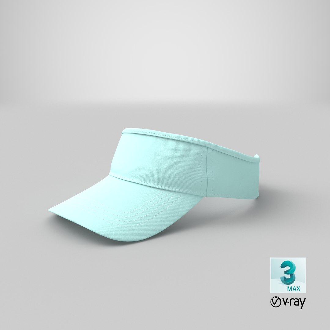 3D model sun visor cap fur - TurboSquid 1395365