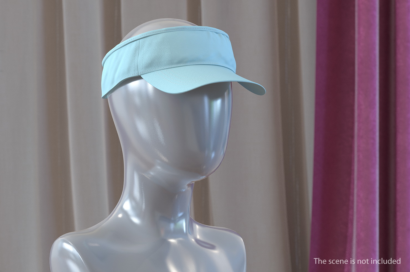 3D model sun visor cap fur - TurboSquid 1395365