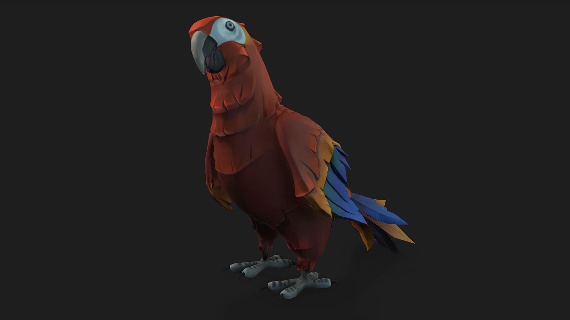 Parrot 3d Model Download For Your Animation And Games Model ...