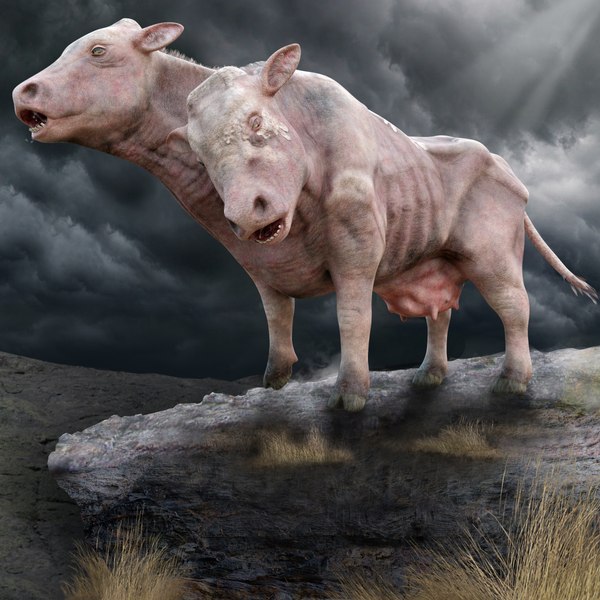 Cow fantasy pbr model - TurboSquid 1624668