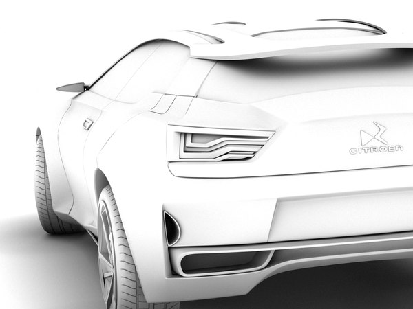 3d model citroen concept