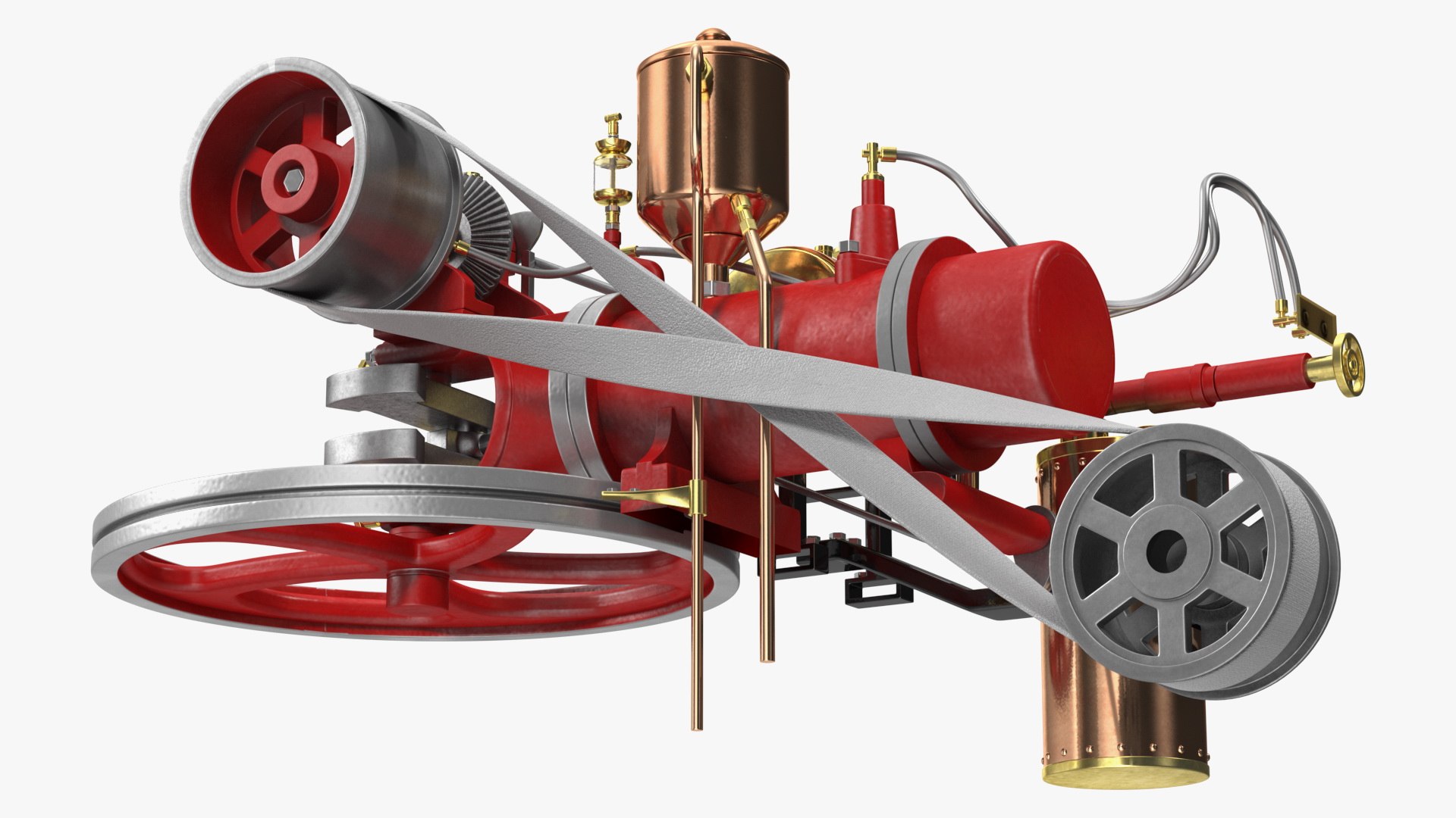 Two-stroke piston engine 3D model - TurboSquid 1508960