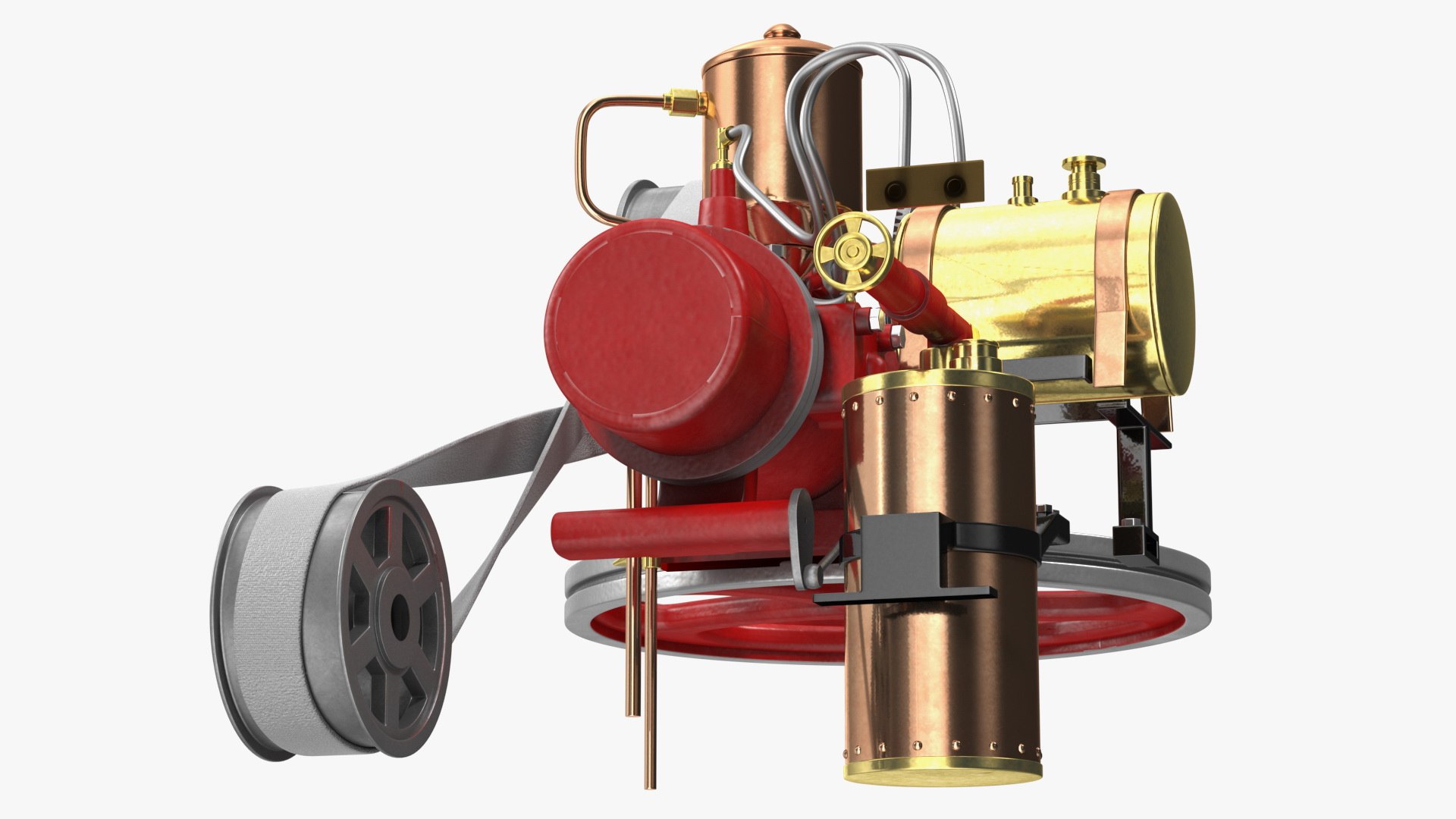 Two-stroke piston engine 3D model - TurboSquid 1508960