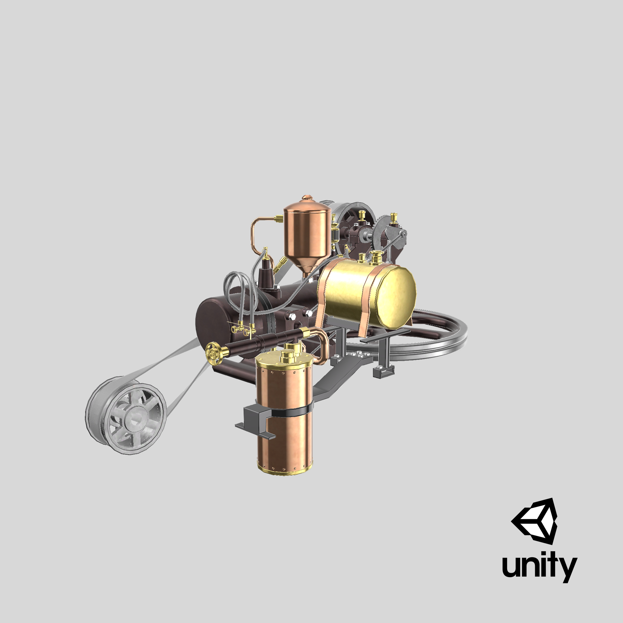 Two-stroke piston engine 3D model - TurboSquid 1508960