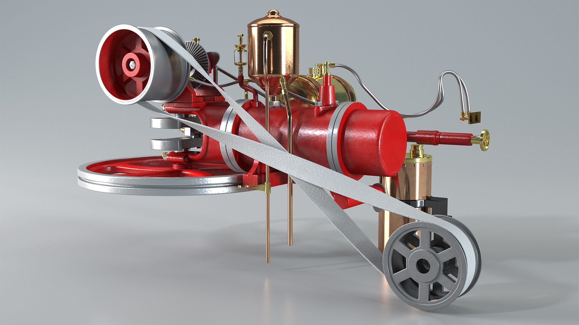 Two-stroke piston engine 3D model - TurboSquid 1508960
