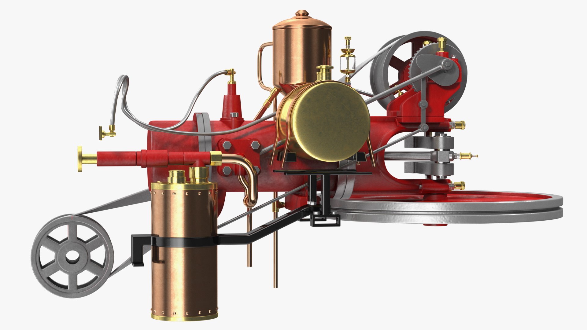 Two-stroke piston engine 3D model - TurboSquid 1508960