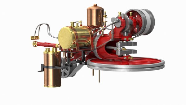 Two-stroke piston engine 3D model - TurboSquid 1508960
