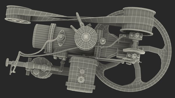 Two-stroke piston engine 3D model - TurboSquid 1508960
