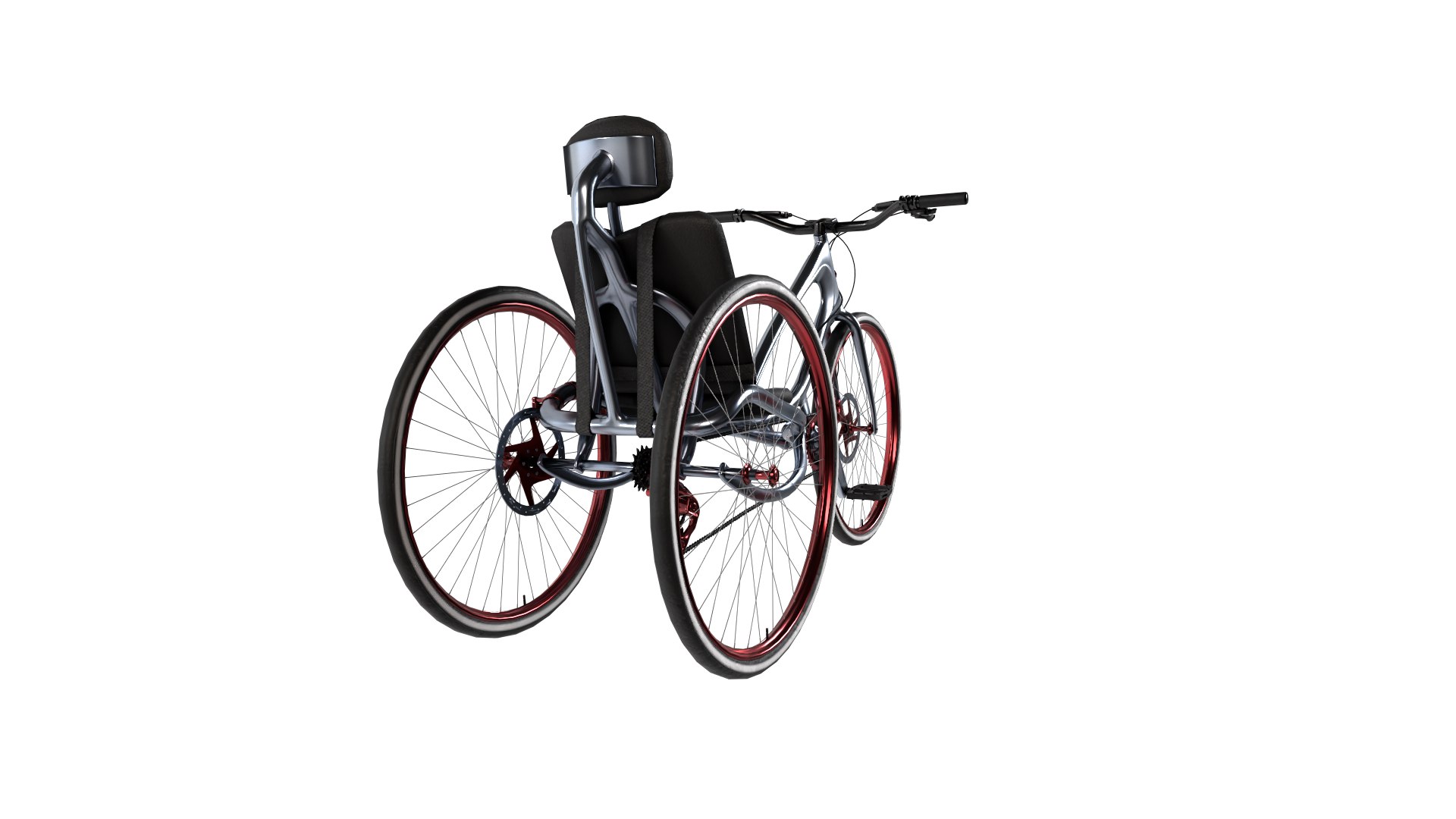 Handcycle 3D Model - TurboSquid 2414526