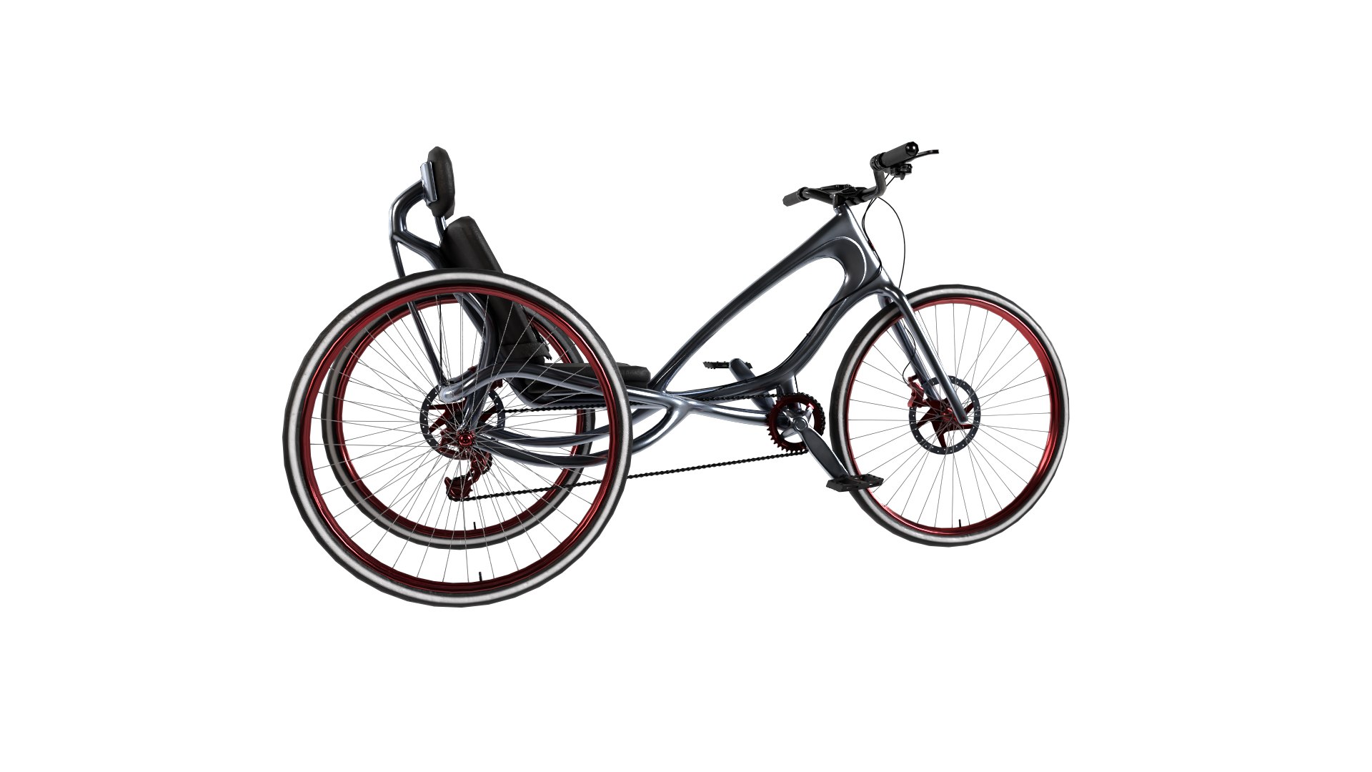 Handcycle 3D Model - TurboSquid 2414526